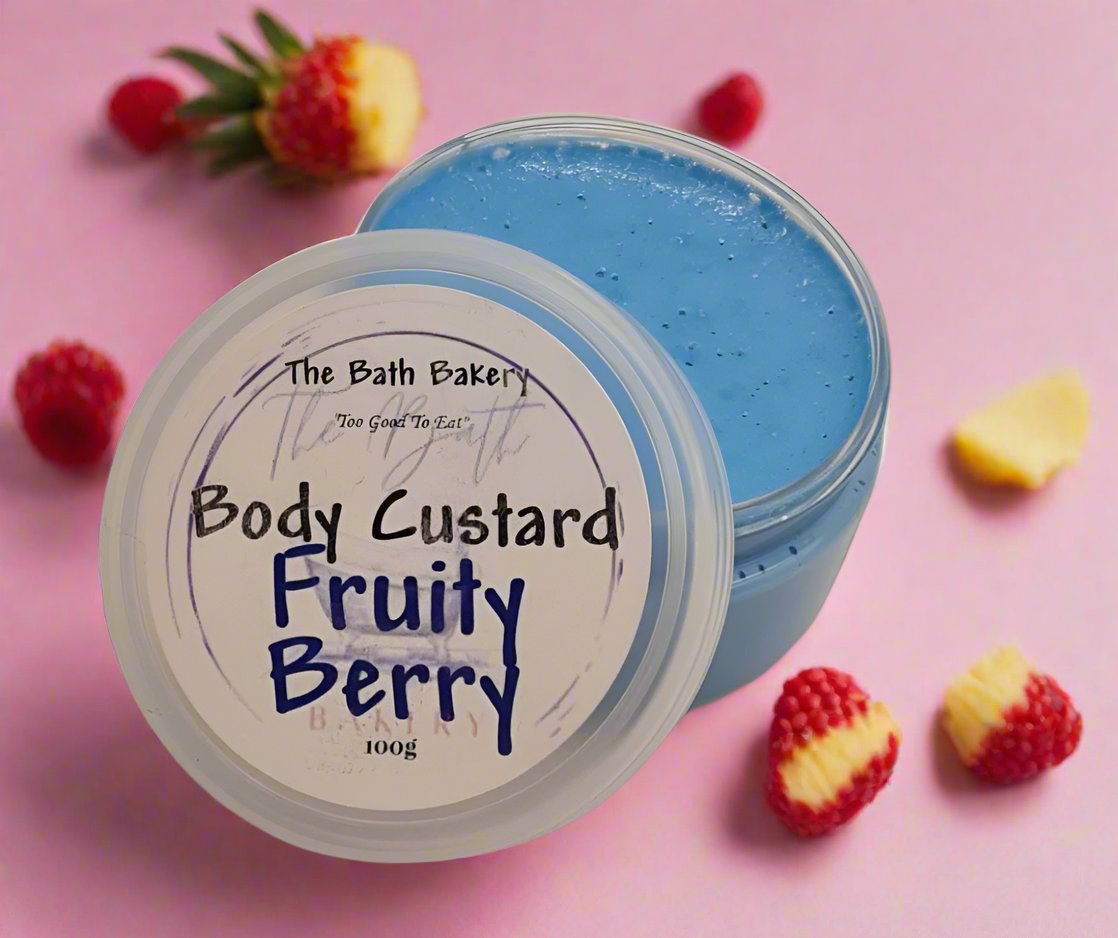 Body Custard/Body Moisturiser - Fruity Berry – The Bath Bakery