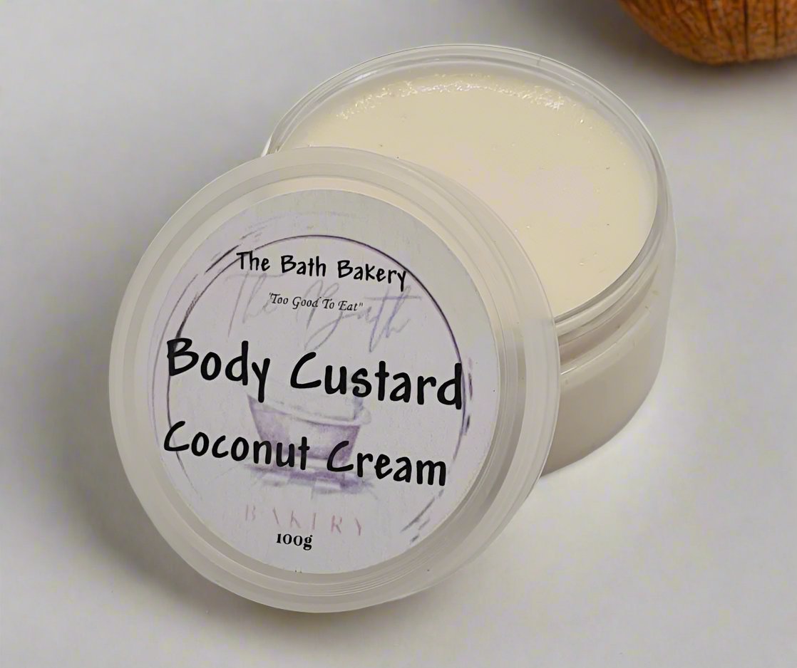 Body Custard/Body Moisturiser - Coconut Cream – The Bath Bakery