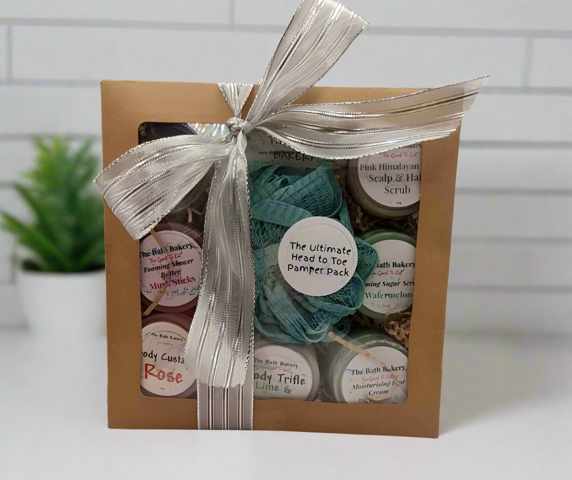 *The Ultimate Head To Toe Body Pamper Pack – The Bath Bakery